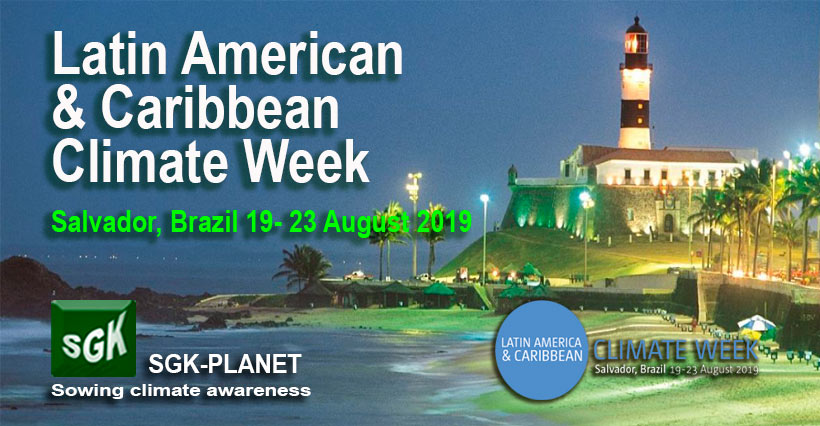 Latin American and Caribbean Climate Week 2019 - SGK-Planet