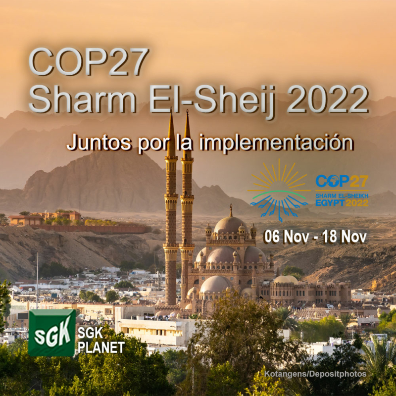 COP27 Sharm El-Sheij 2022 - SGK-Planet