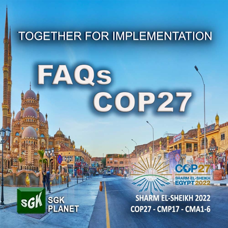 Infographics COP27 Sharm El-Sheikh 2022 - SGK-Planet