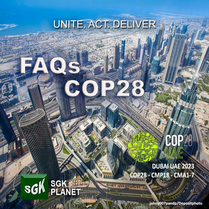 Infographics COP28 Dubai UAE 2023 - SGK-Planet