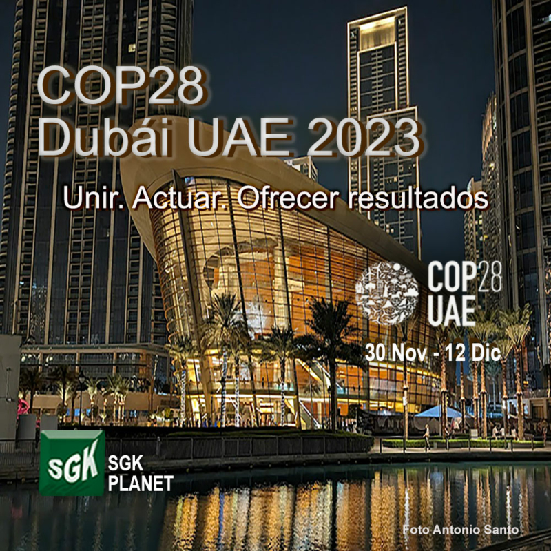 COP28 Dubái UAE 2023 - SGK-Planet